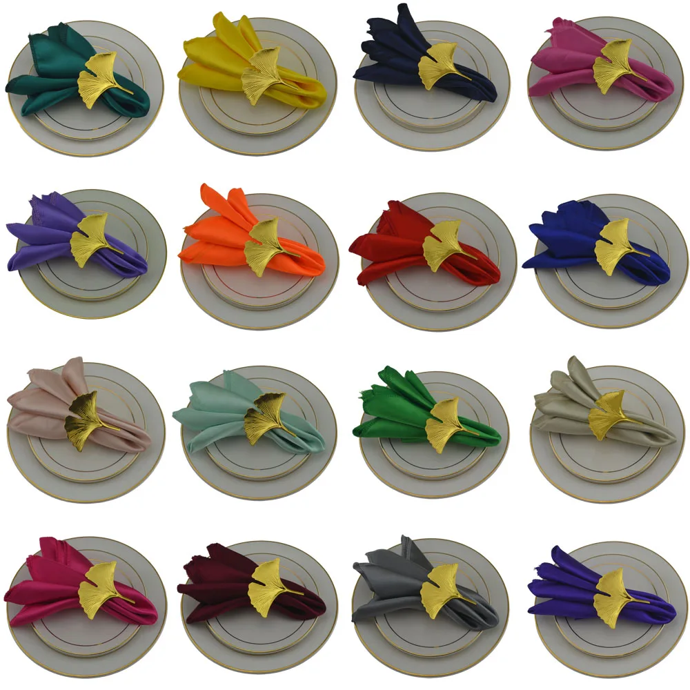 50pcs-Table-Napkins-Wedding-Hall-Decoration-Cloth-Stain-Handkerchief ...