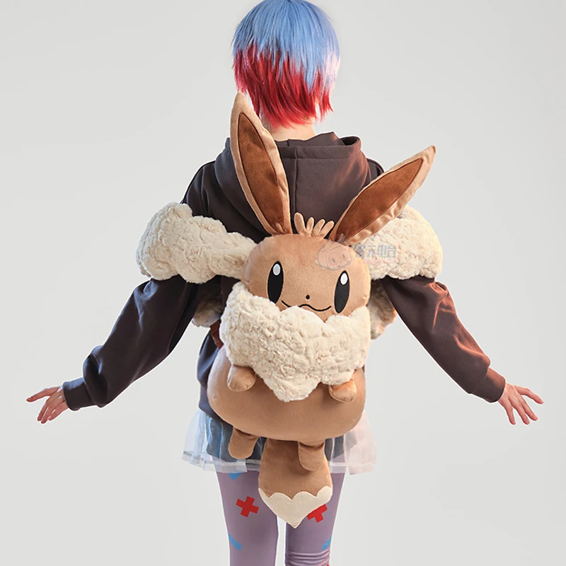 45cm-Pokemon-Eevee-Backpack-Penny-Bag-Anime-Backpack-Game-Cosplays ...