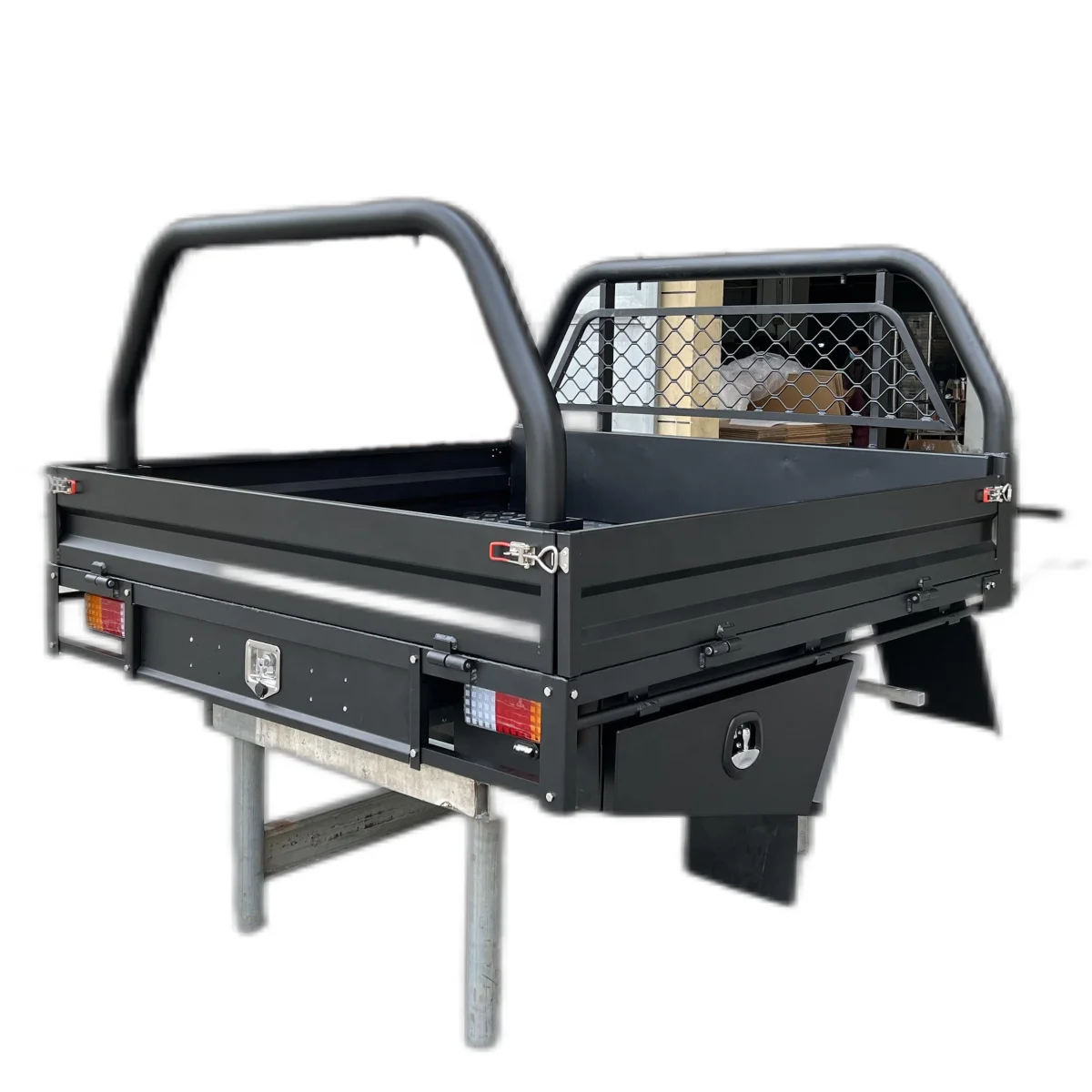New Aluminum Alloy Ute Tray with Sideboard and Toolboxes - AliExpress 34