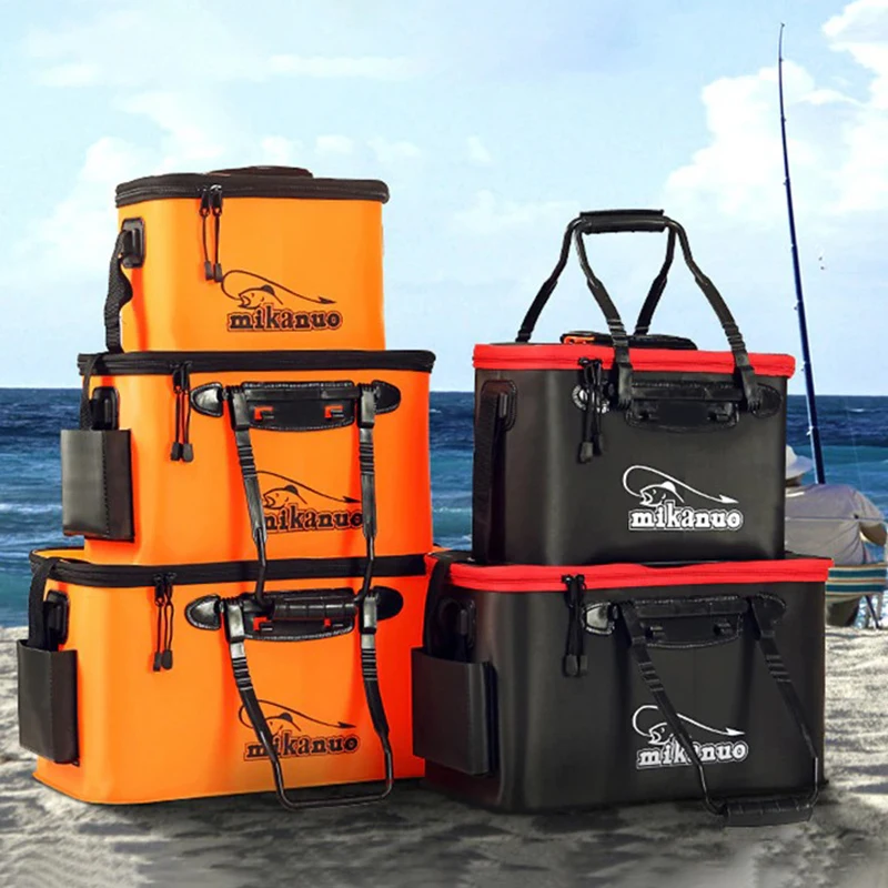 Portable-Fishing-Tackle-Box-EVA-Foldable-Live-Fish-Bucket-Water-Tank ...