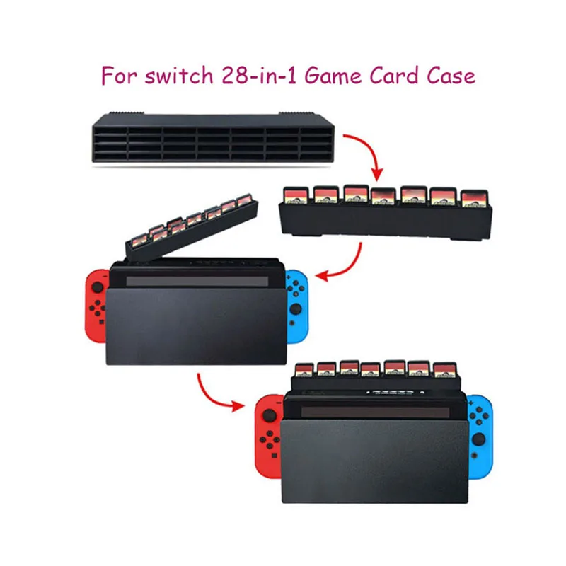 28-in-1-Game-Card-Storage-Box-for-Switch-Game-console-holder-clip-card ...