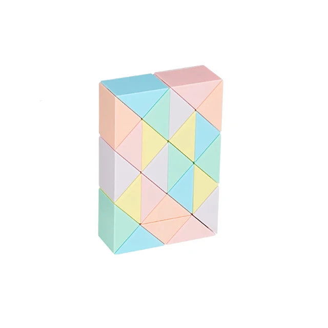 24/36/48/60/72 Blocks Magic Ruler Snake Cubes Twist Transformable ...