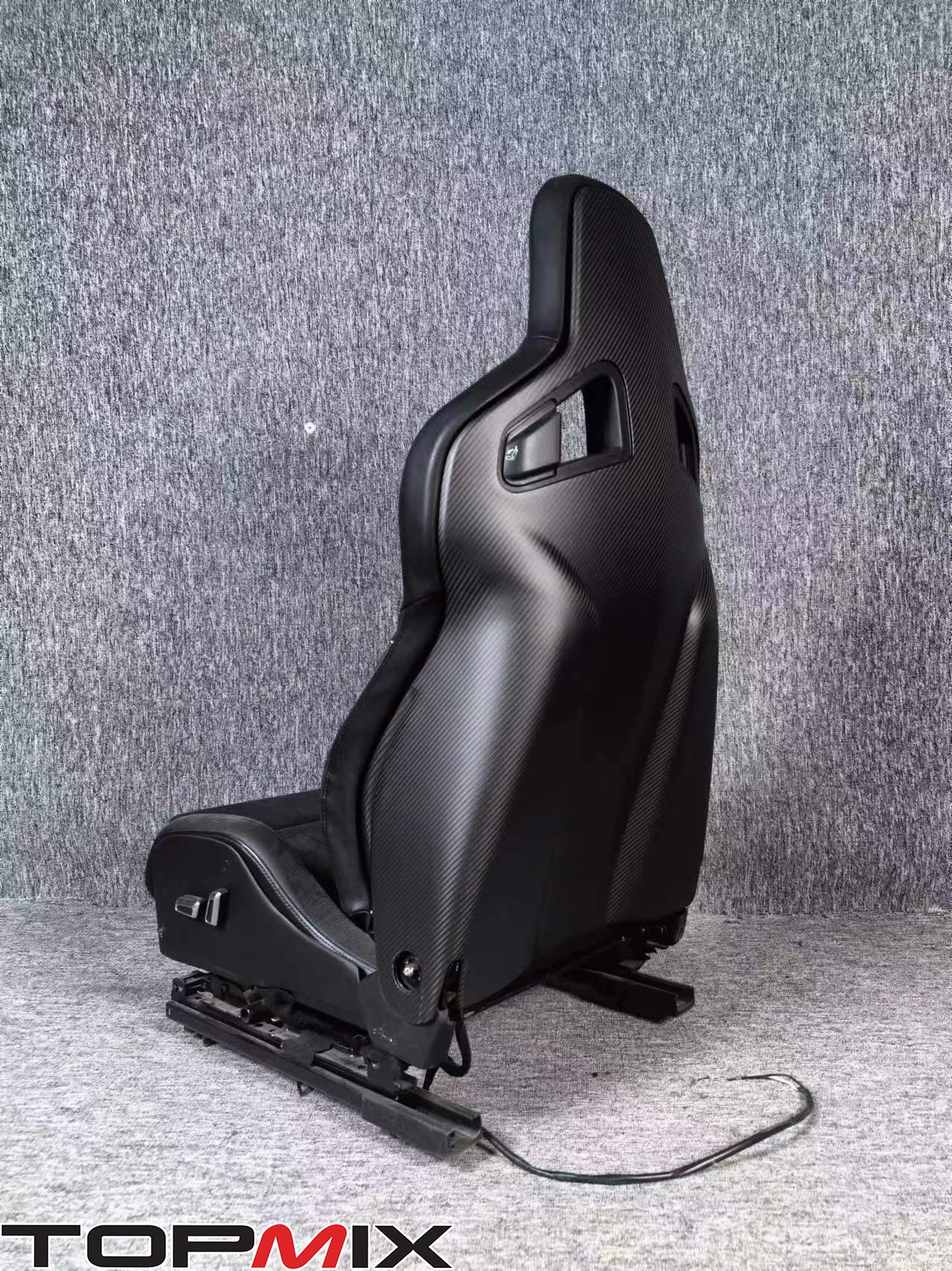 Complete-Matte-Dry-carbon-fiber-seatback-cover-for-Recaro-Sportster-CS ...