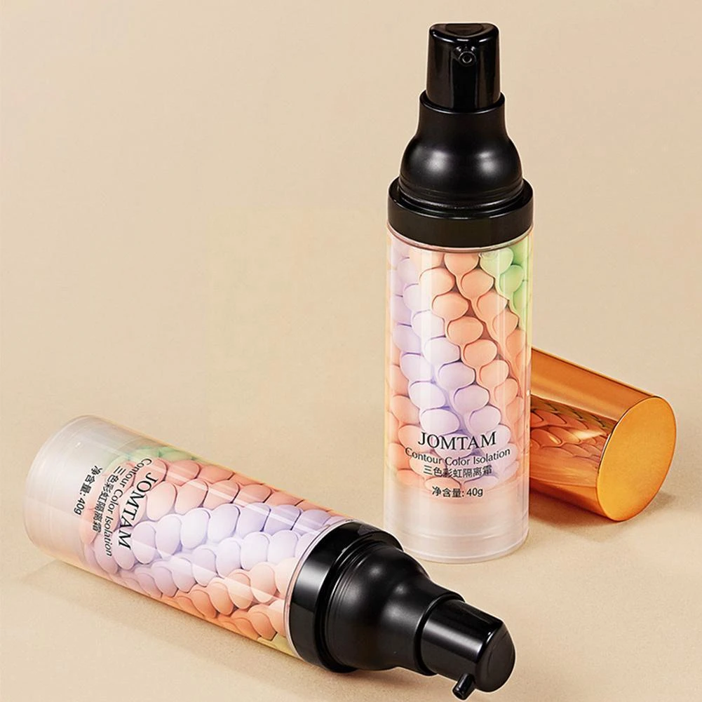 40g Three-color Face Isolation Cream Moisturizing Oil-control Makeup ...