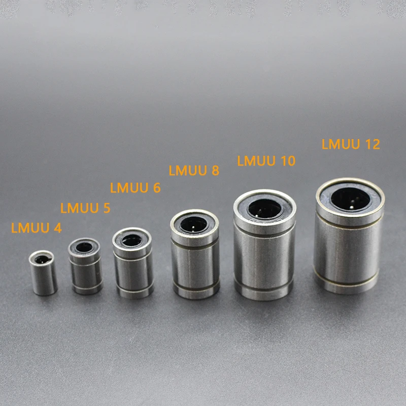 10pcs-LM6UU-LM8UU-LM12UU-LM3UU-LM4UU-Long-Type-8mm-Linear-Ball-Bearing ...