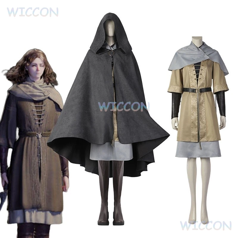 Game ELDEN Cos RING Melina Cosplay Costume Cape Top Skirt Melina ...