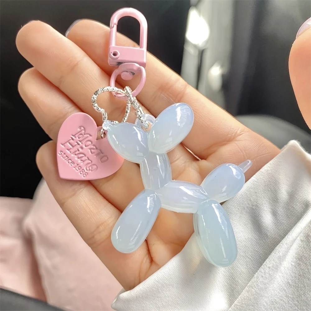 Korean-Cute-Keychain-Punk-Jelly-Balloon-Puppy-Keychains-for-Women-Bag ...