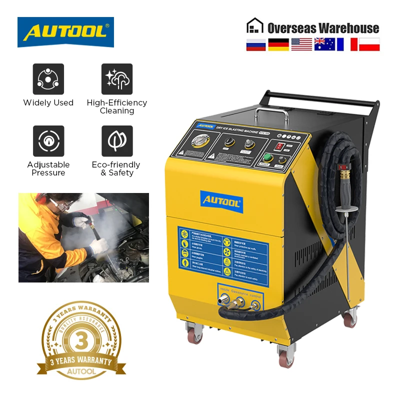 Autool Hts708 Dry Ice Blast Cleaning Machine Engine Throttle Carbon ...