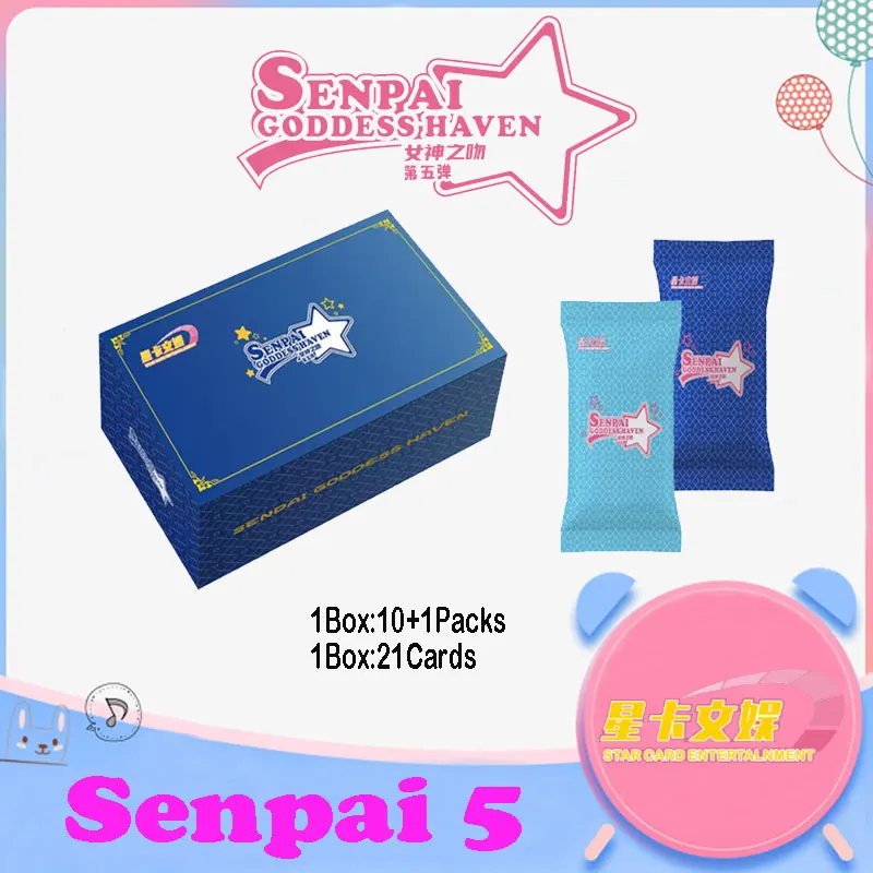 2024 Newest Choice Senpai Goddess Haven 5 Collection Card Most Popular Waifu Booster Box ACG TCG ...