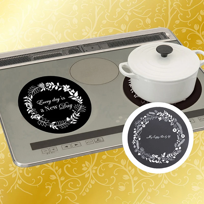 Stove Mat Pad Fiberglass Induction Cooktop Non slip Silicone Scratch ...