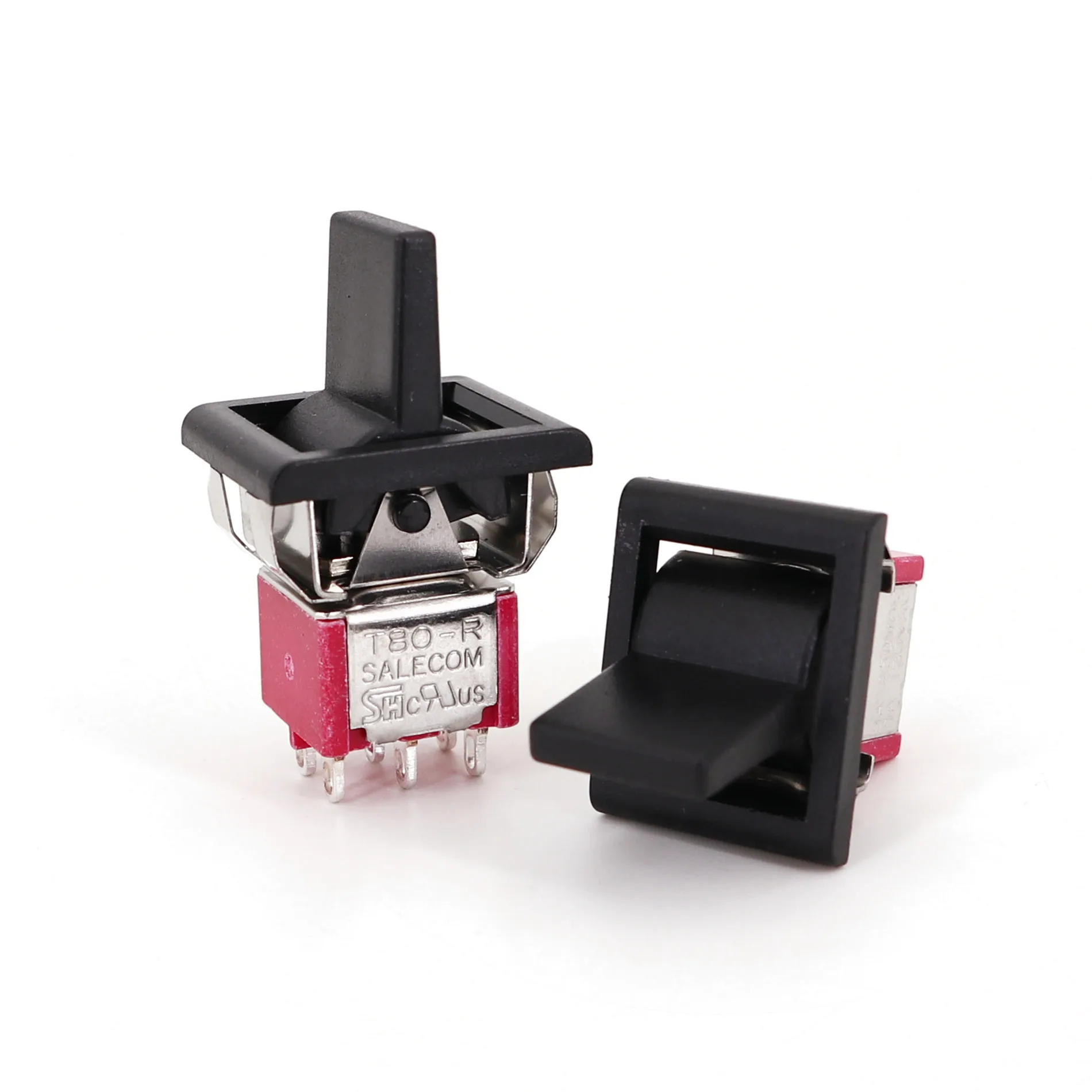 Salecom-T80-R-Series-Square-Snap-in-Panel-Mount-Mini-Paddle-Toggle ...