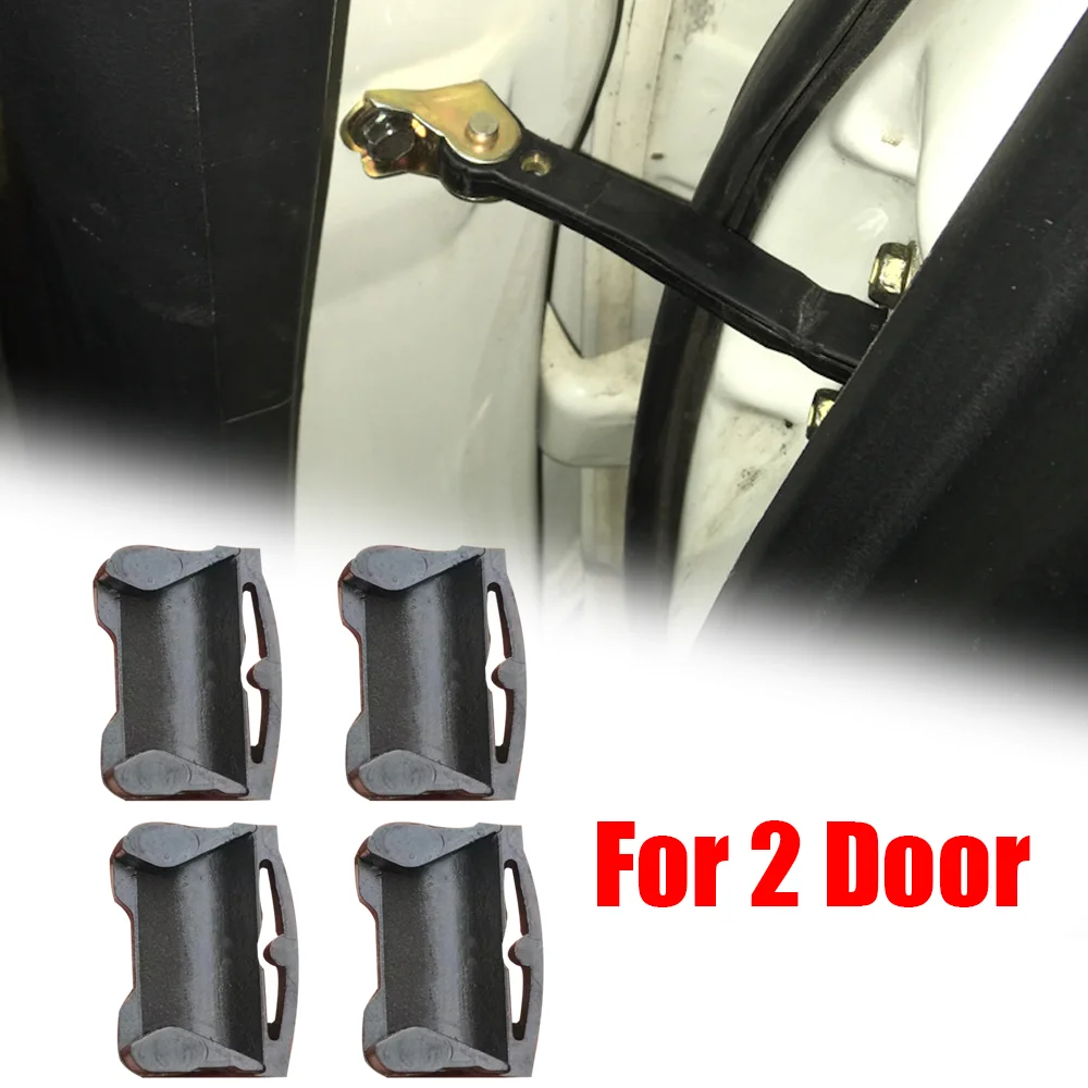 4X-FR-FL-RR-RL-Car-Door-Check-Strap-Repair-Kit-Stopper-Damping-Clip-For ...
