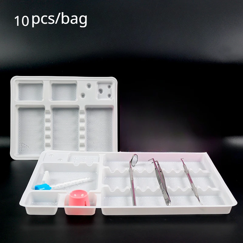 10pcs-Dental-Disposable-Instrument-Box-Oral-Package-Mouth-Mirror-Tweeze ...