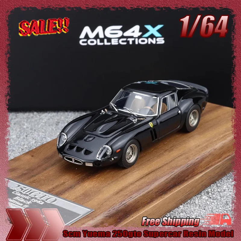 New In Stock Scm 1:64 Yuema 250gto Supercar Simulation Resin Miniature ...