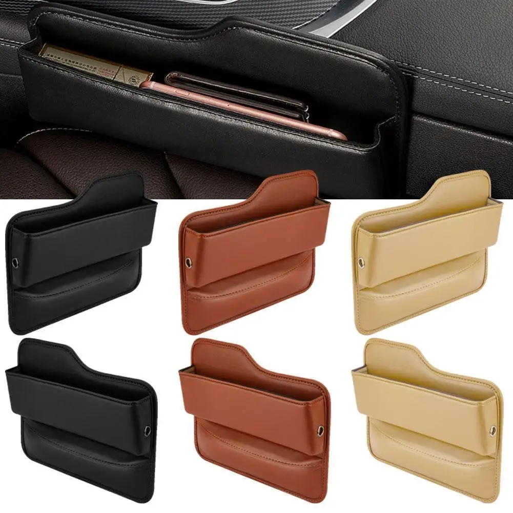 Car-Slit-Box-Organizer-Pu-Leather-Car-Crevice-Cup-Interior-Storage-Car ...