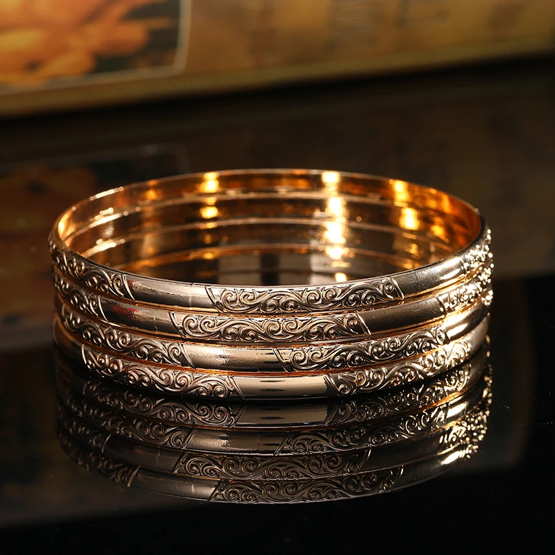 Hersygold-Morocco-Style-Gold-Plated-Bangles-Middle-East-Wedding-Bridal ...
