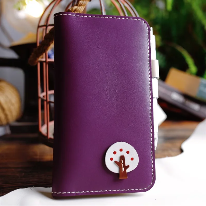 Handmade-Leather-A7A6A5-Hand-Ledger-For-Woman-Multifunctional-Card ...