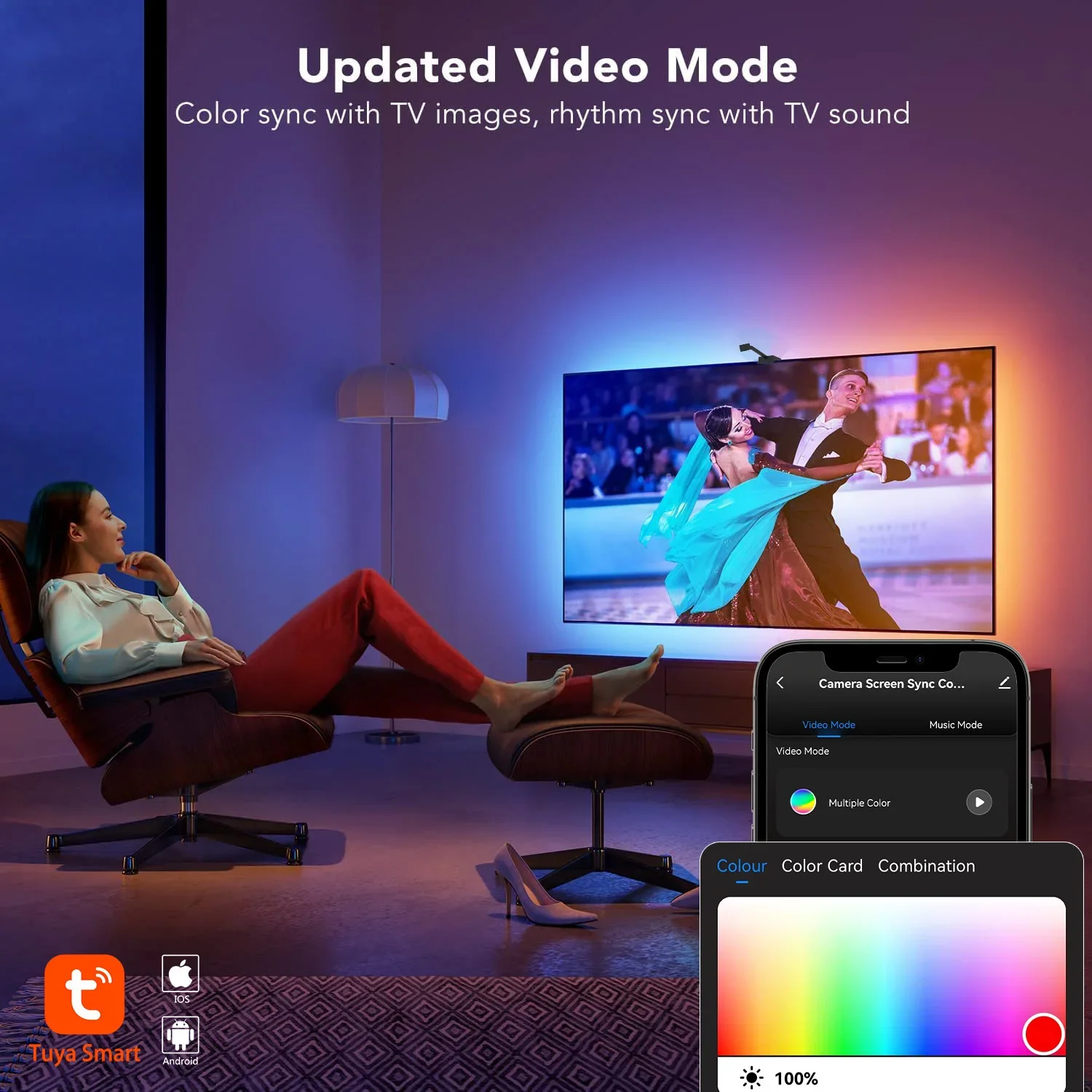 Graffiti-Screen-Color-Extractor-RGB-Intelligent-Phantom-Synchronous-Light-with-Camera-LED-TV ...