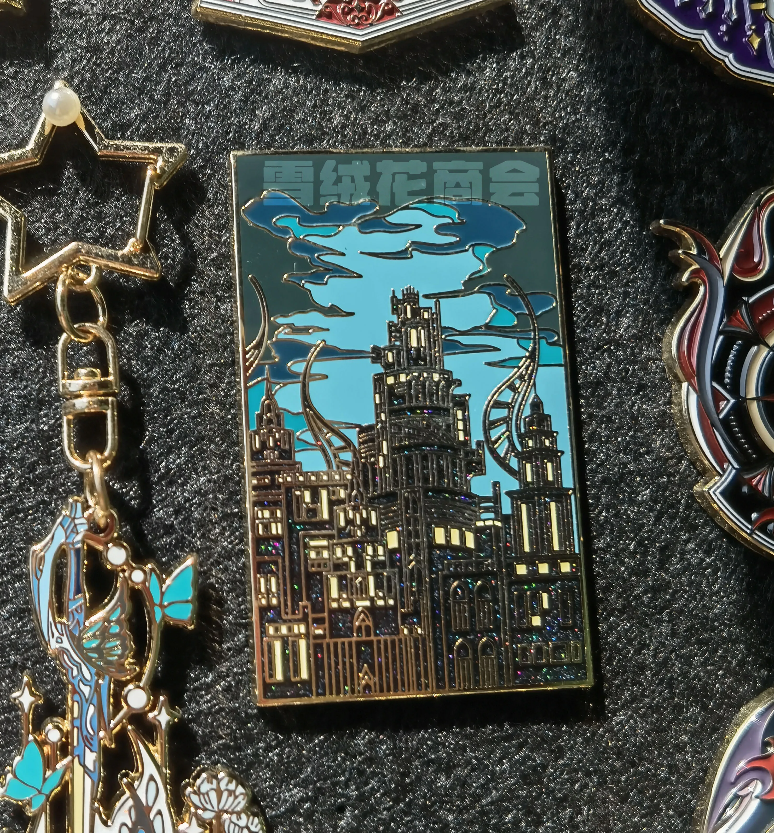 Game-Final-Fantasy-FF14-Amaurot-Fashion-Luminous-Metal-Badge-Button ...