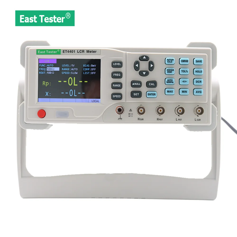 East Tester 데스크탑 전기 브리지 ET4401/2/10 저항 임피던스 커패시턴스 인덕턴스 측정 기기 디지털 LCR 미터 ...