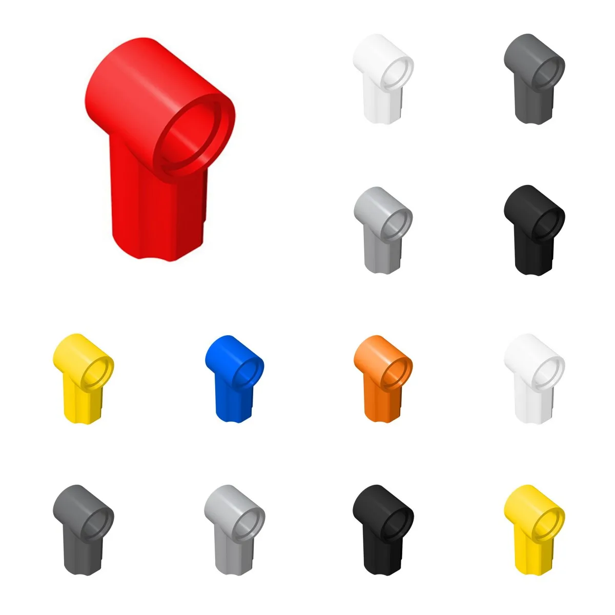 50pcs 32013 Axle and Pin Connector Angled Collections Bulk Modular GBC ...