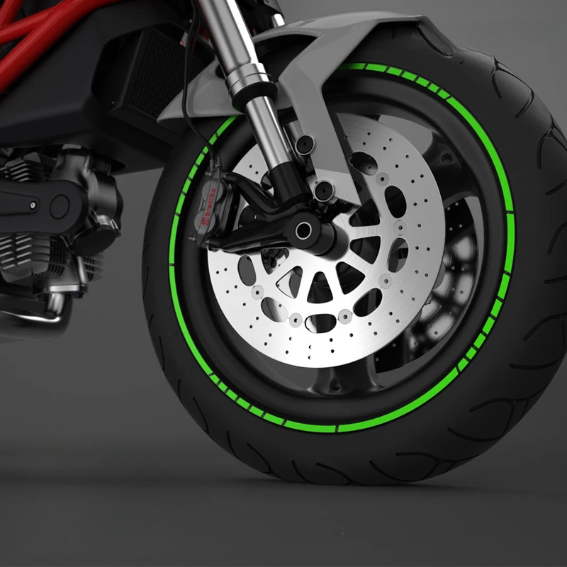 16Pcs-18in-Universal-Motorcycle-Wheel-Rim-Reflective-Sticker-Safety ...