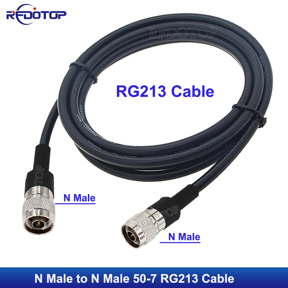 1Pcs RG213 Cable N Male to N Male/Female Connector 50-7 Low Loss ...