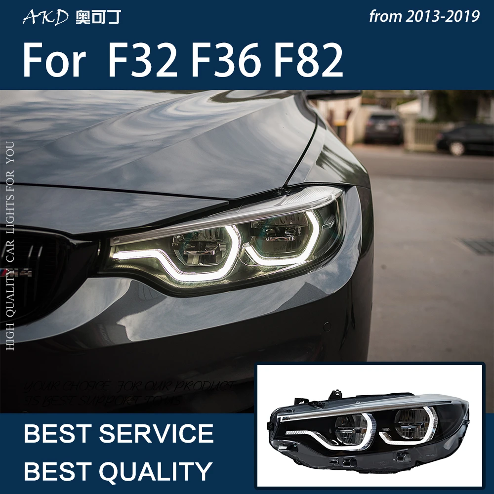 Car Lights For F32 F36 F82 4 Series 2013-2019 Led Auto Headlights 420i ...
