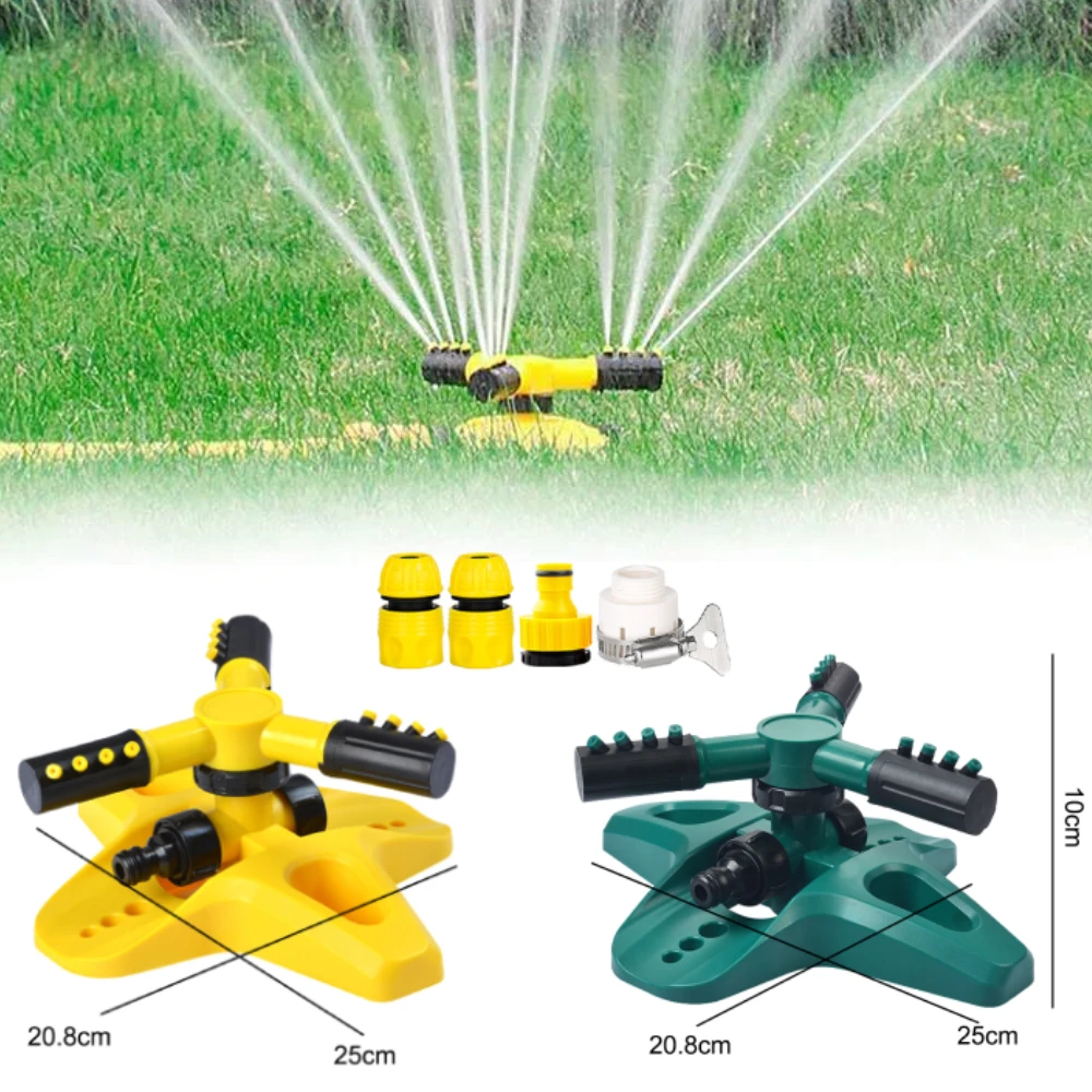 360-Degree-Automatic-Rotating-Garden-Lawn-Sprinkler-Yard-Garden-Large ...