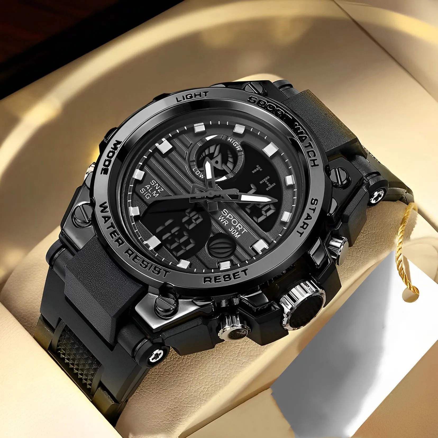 The-new-style-electronic-watch-night-light-double-display-multi ...