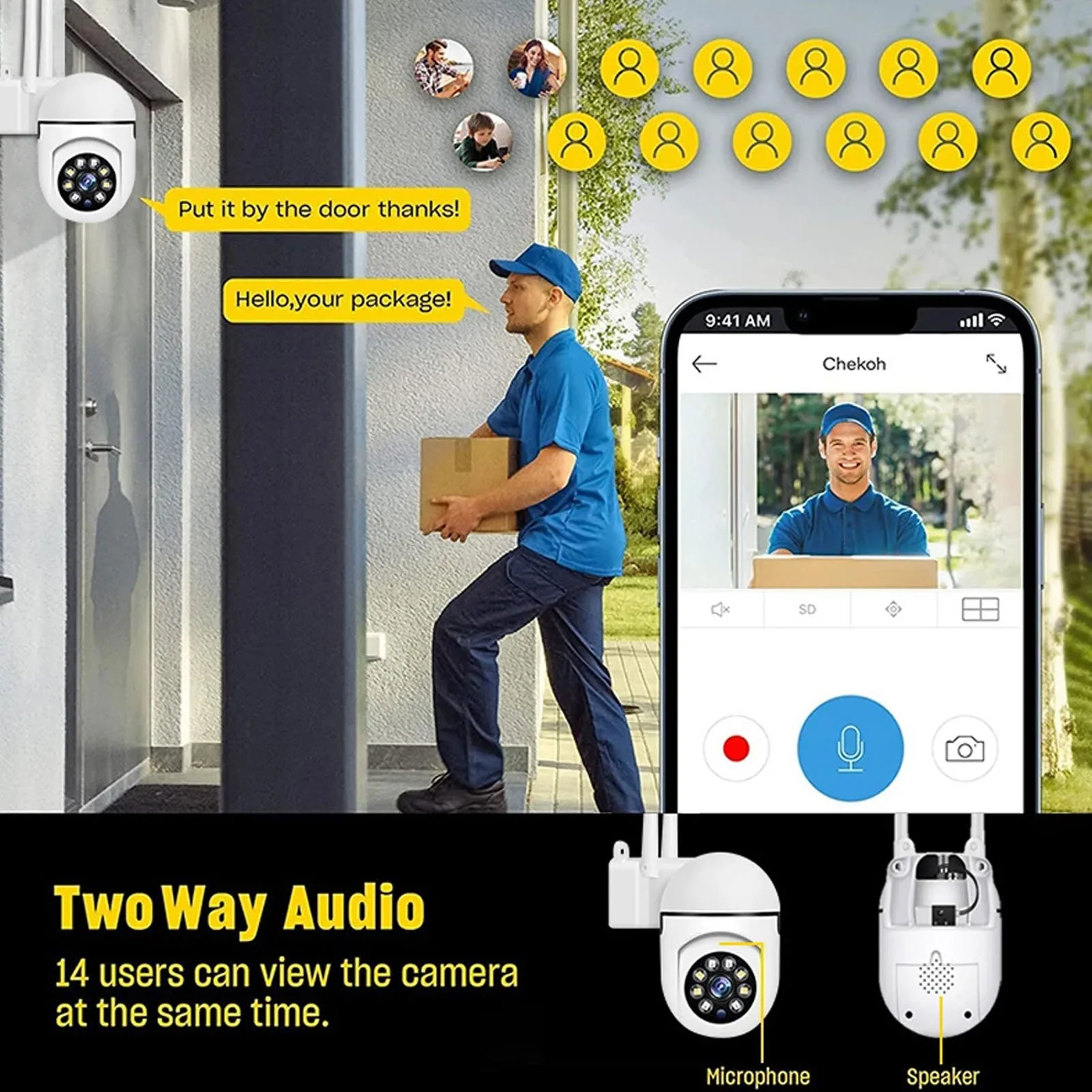 【Get the Perfect Fit】 Wifi Security Camera Remote Monitoring ...