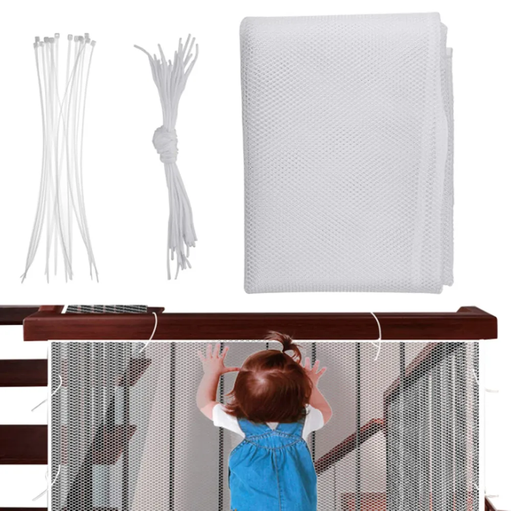 Baby-Safety-Fence-Kid-Stair-Balcony-Children-Protection-Rail-Net ...