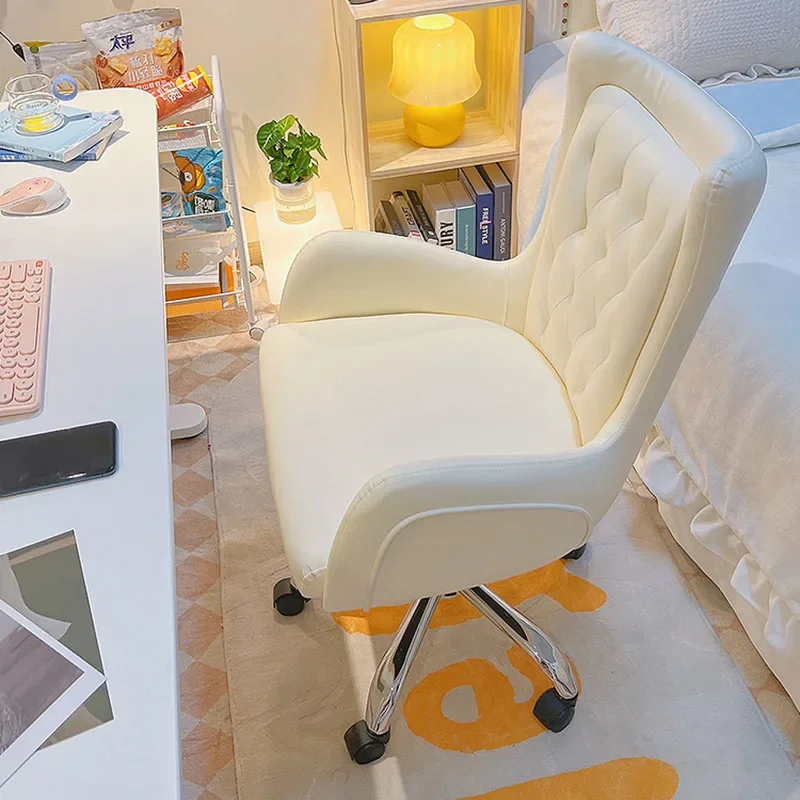 Silla-giratoria-ergon-mica-de-cuero-con-reposabrazos-trasero-para-Oficina-lujosa-Silla-giratoria ...