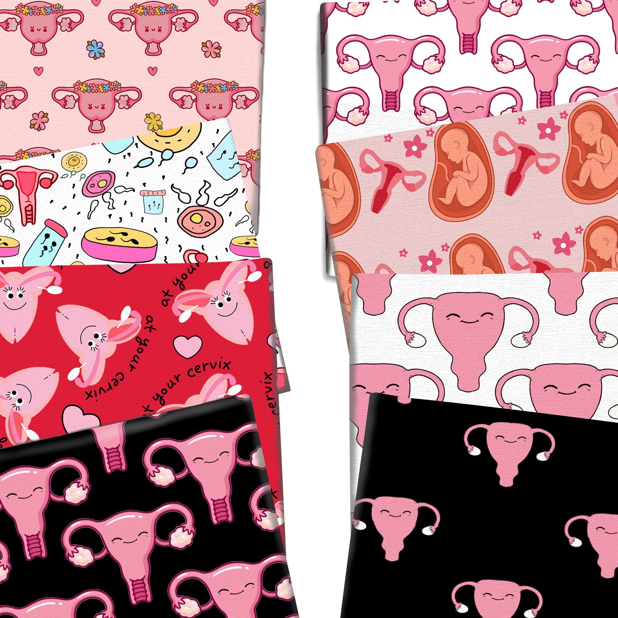 50*145cm Nurse Womb Oviduct Organ Medical Design Polyester Cotton ...