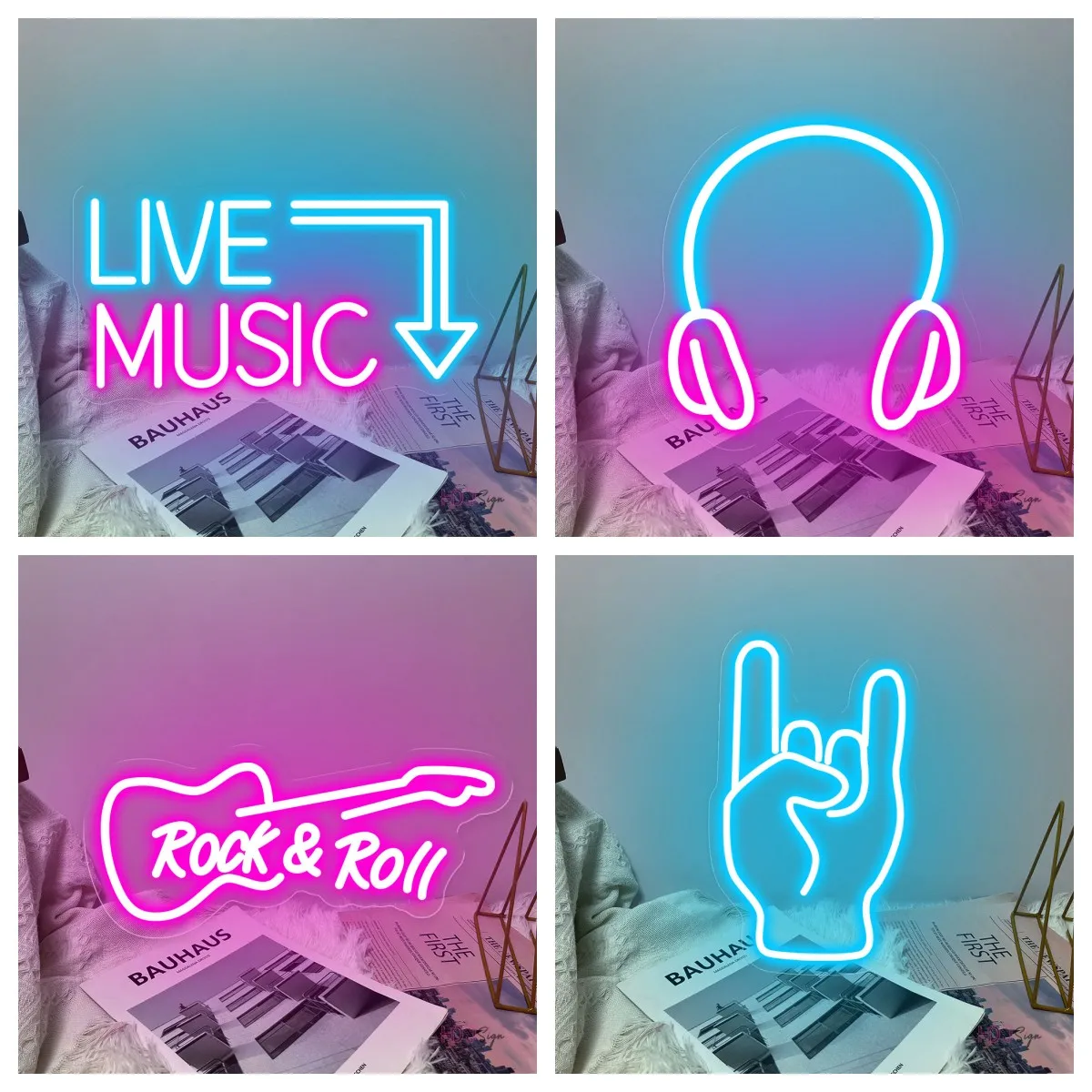 Live-Music-LED-Neon-Signs-for-Party-Bar-Studio-On-Air-Neon-Light ...
