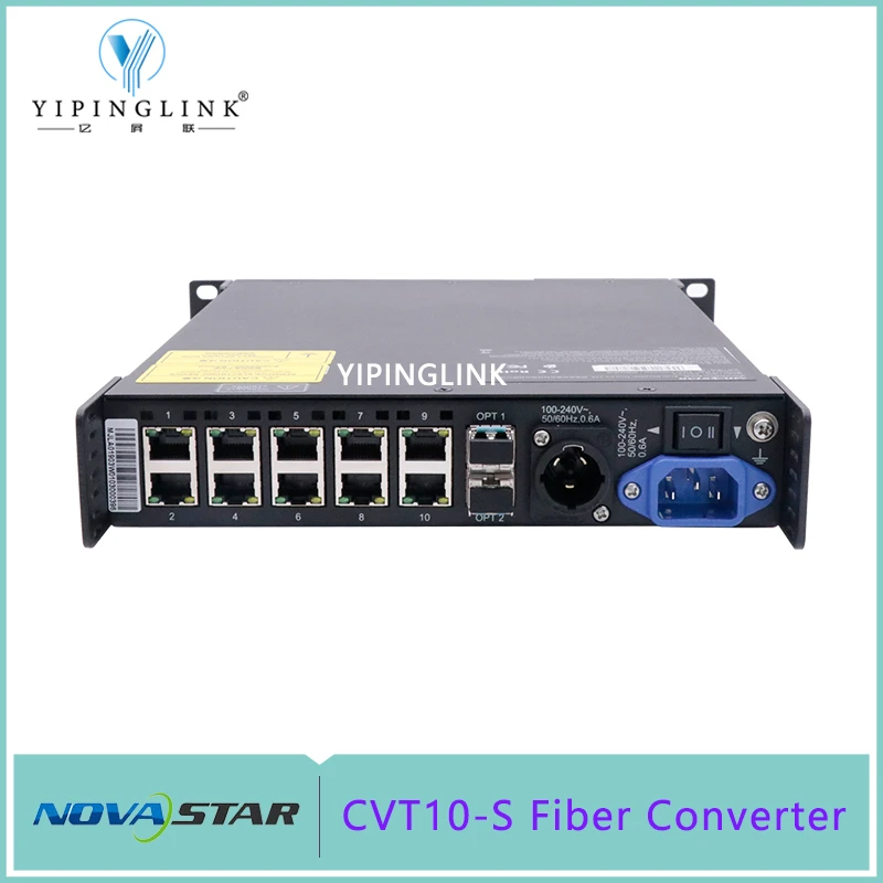 Novastar CVT10 S 광섬유 변환기, 10G OPT 포트 및 10 LAN 출력 지원, VX1000, VX600 ...