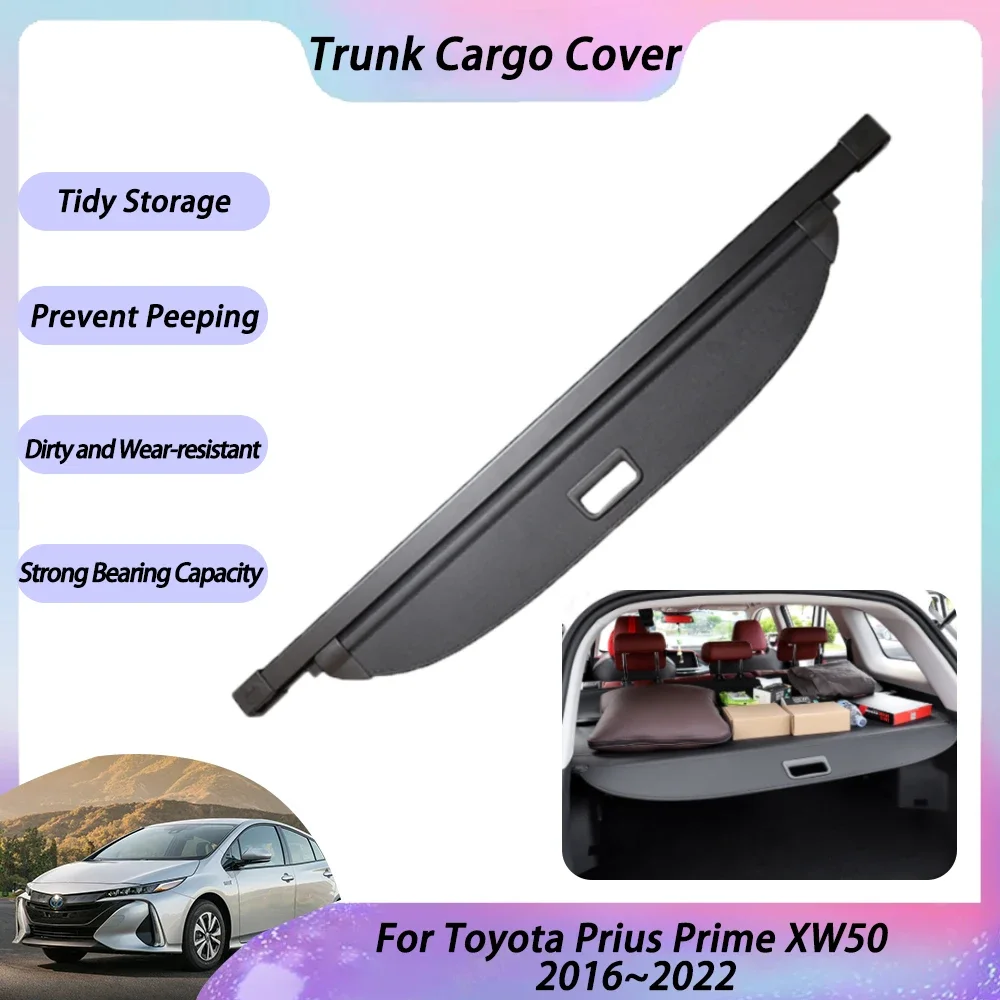Car Trunk Cargo Cover for Toyota Prius Prime XW50 2016~2022 2017 ...