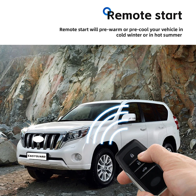 Plug & Play Remote Starter Fit For Toyota Sienna 2011-2020 Gas Engine ...