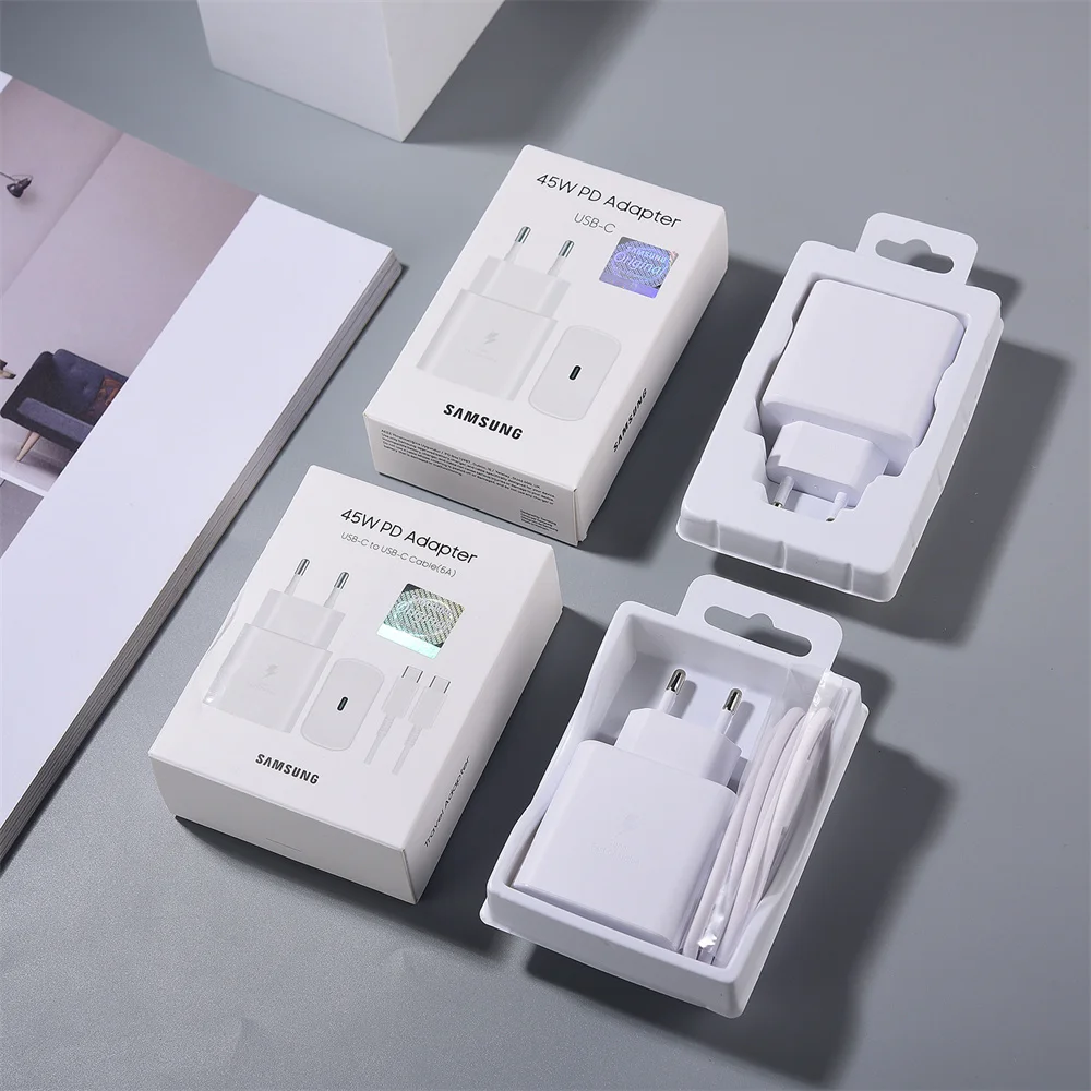 SAMSUNG-45W-PPS-PD-Super-Fast-Charger-1M-5A-PD-Type-C-Cable-For-Galaxy ...