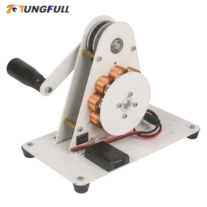 Emergency-Hand-Crank-Generator-50W-12V-Permanent-Magnet-Generator-Mini ...