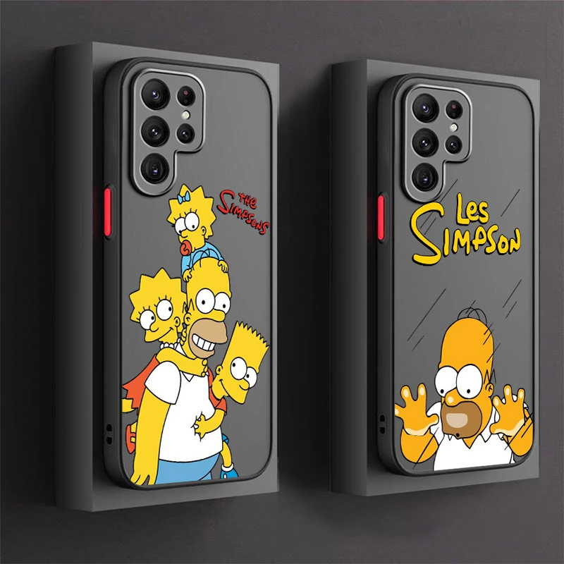 Disney-Anime-The-Simpsons-Frosted-transl-cido-para-Samsung-Note-20-A35 ...