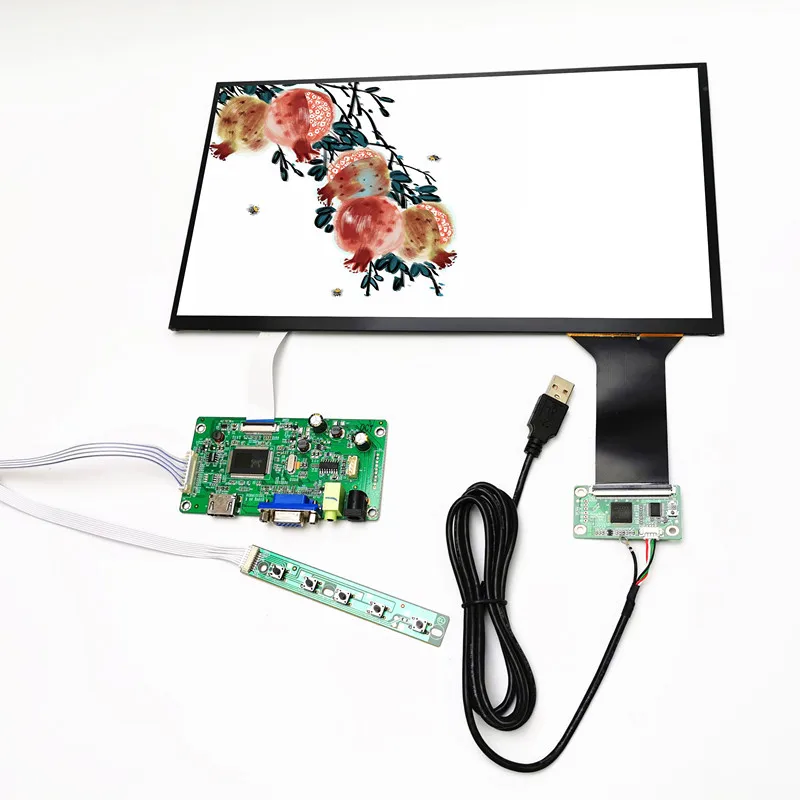 13.3 Inch Capacitive Touch Screen 1920x1080 Monitor Module Ips Hd Lcd ...
