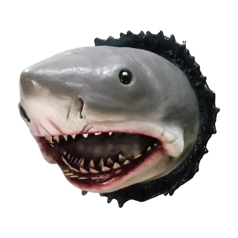 T-te-de-Requin-R-aliste-en-R-sine-D-coration-Murale-Grande-Statue-d ...