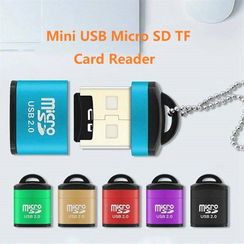 Aluminum-Alloy-Mini-Card-Reader-MicroSD-TF-Card-Mobile-Phone-Memory ...