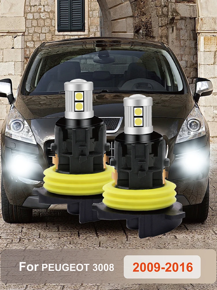 2 pçs/set carro led luz de circulação diurna ph24w canbus frente ...