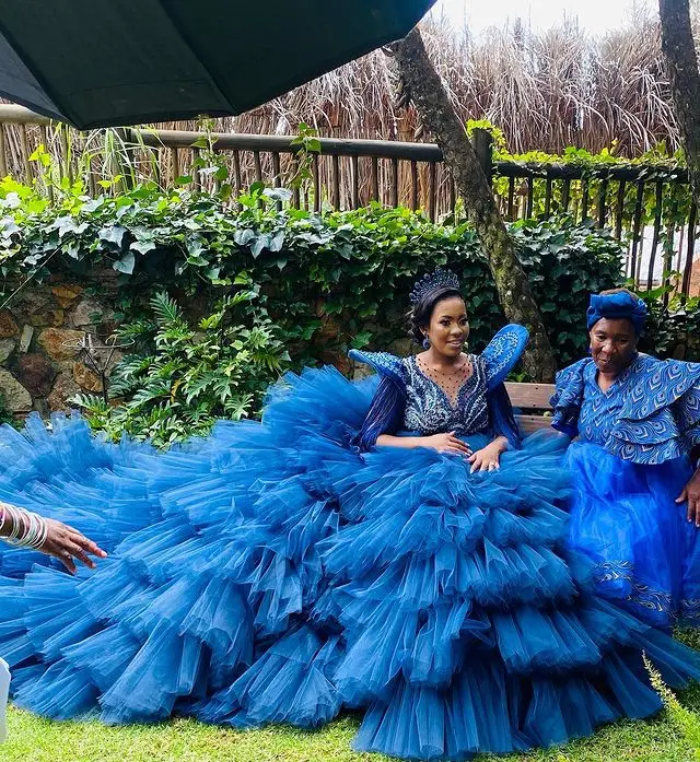 Royal Blue Lace Overlay Dress