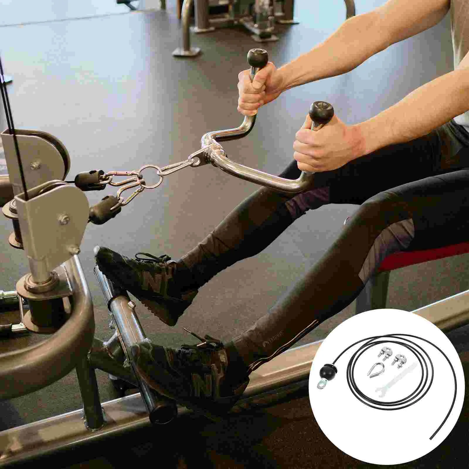 Pulley-Rope-Arm-System-Professional-Yoga-Kit-Tools-Adjustable-Workout ...