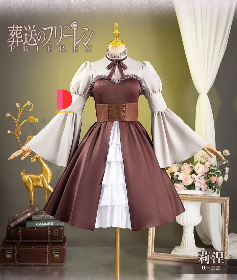 Frieren-Beyond-Journey-s-End-Linie-Cosplay-Costume-Dress-Gothic-Lolita ...