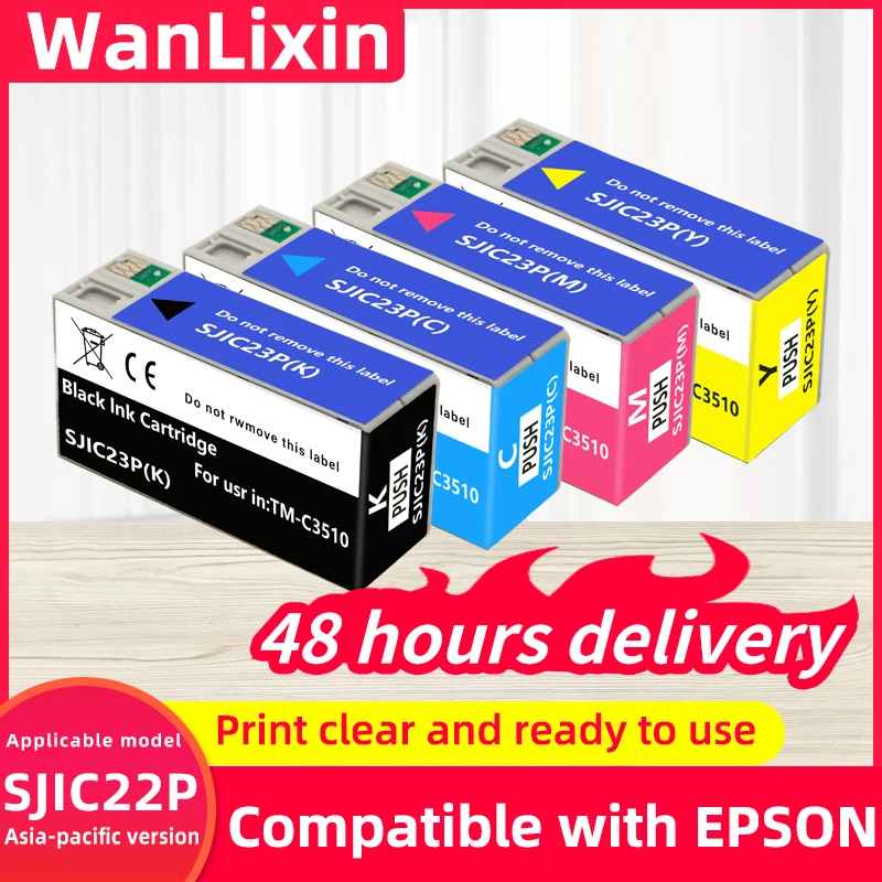 Asia-pacific version SJIC23P Pigment ink Cartridge Compatible For Epson ...