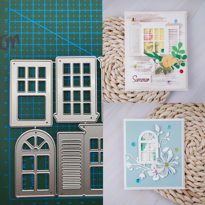 Cutting Dies Window Metal Stencil Mold Crafts Die Cut Scrapbook ...